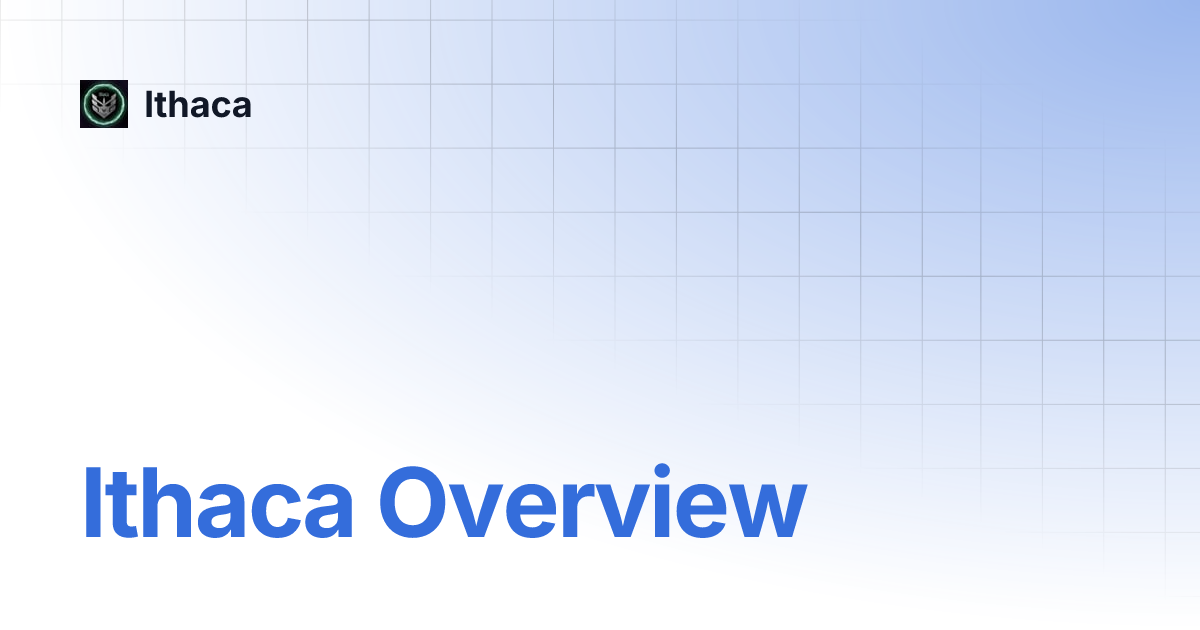 Ithaca Overview | Ithaca